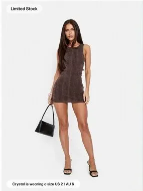 Princess Polly | Dresses | Princess Polly Brown Mini Dress | Poshmark